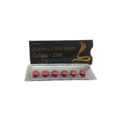 Cobra 200 Mg : Sildenafil【20% Off】| Cobra Pills | Free Delivery